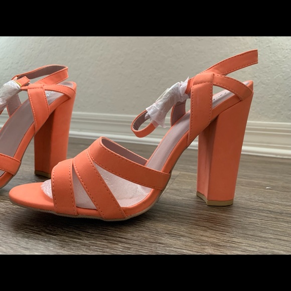 Shoes | Peach Heels | Poshmark